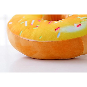 Wemi TIPINOICE Colourful Creative 3D Plush Doughnut Throw Pillow Sofa Car Office Cushion