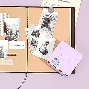 Phomemo M02s Mini Bluetooth Thermal Pocket Printer (Green) with 3 Rolls Adhesive White/Transparent/Semi-Transparent Paper, Compatible with iOS + Android for Plan Journal, Study Notes, DIY, Work, Gift