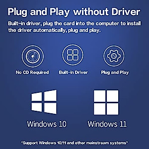 PC WiFi Adapter,USB WiFi Adapter for PC AX1800 with 2.4GHz/5GHz,WPA3 Support(High Encryption),High Gain Dual Band 5dBi Antenna 802.11AX,for Windows 11/10 Only