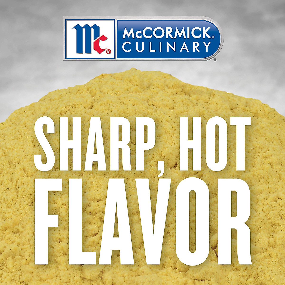 McCormick Culinary Ground Mustard, 16 oz - One 16 Ounce Container of Ground Mustard Powder for a Sharp Tangy Taste, Perfect for Dips, and Sauces