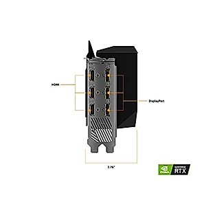 GIGABYTE AORUS GeForce RTX 3080 Master 10G (REV3.0) Graphics Card, Max Covered Cooling, LHR, 10GB 320-bit GDDR6X, GV-N3080AORUS M-10GD REV3.0 Video Card