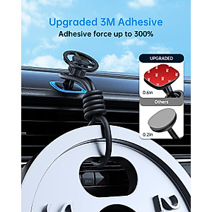 UBeesize Magnetic Car Mount Holder | 360° Rotation for iPhone 12/13/14 and More | for Air Vent & Desk & Dashboard Mount | 18 N52 Magnets for Magsafe | Safe and Easy One-Handed Operation