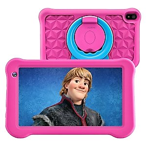 Tablet for Kids, 2GB RAM, 32GB Storage,7 Inch IPS Display, Android 10 Kids Tablet, Parental Control, Tablet with Kids-Proof Case, Pink