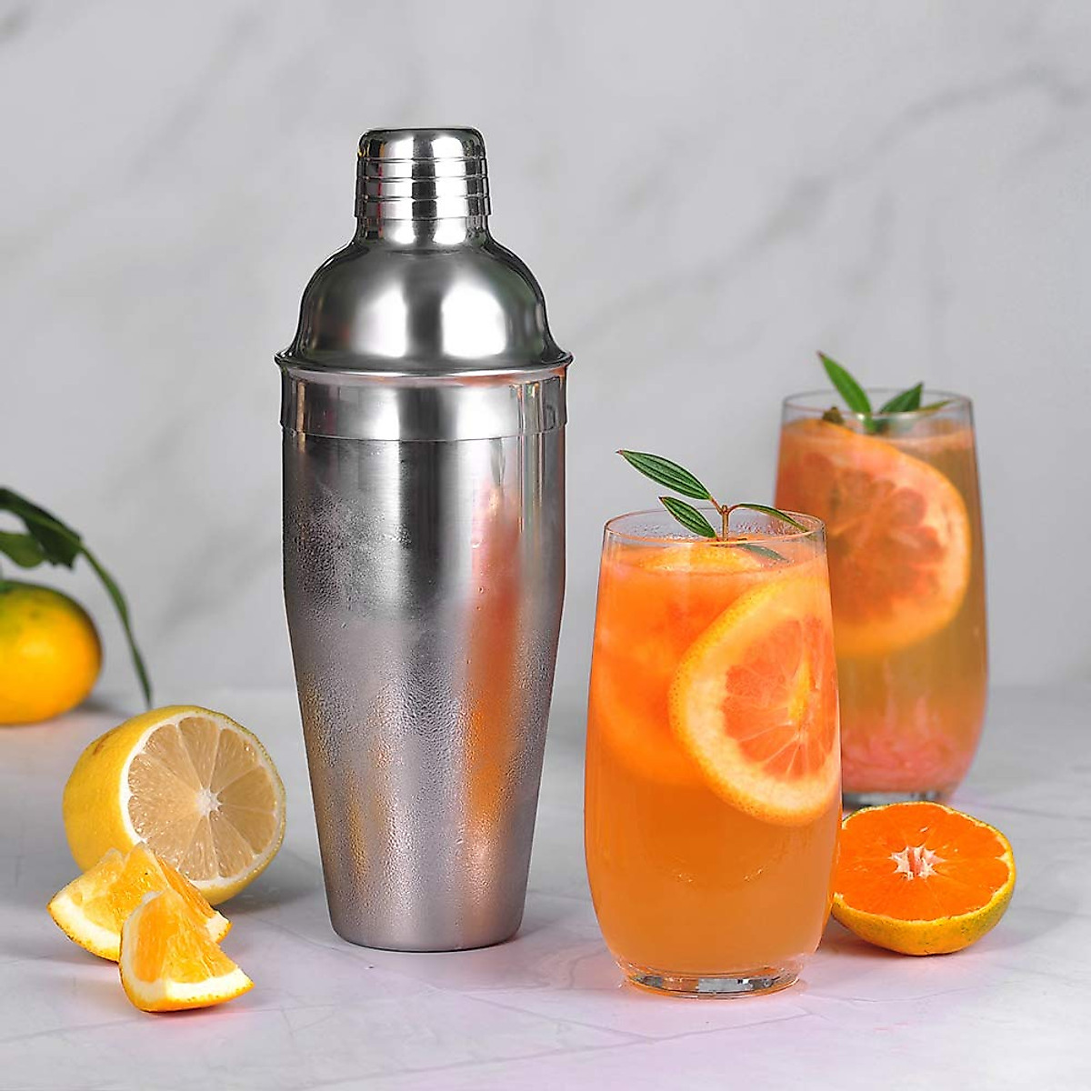 Etens Cocktail Shakers Set, Bundle Martini Shaker Boston Shaker for Bar Bartending, Stainless Steel Drink Mixer Bartender Weighted Shaking Tins