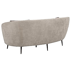 Coaster Home Furnishings Ellorie Upholstered Channel Back Curved Loveseat Beige