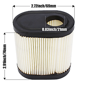 LIYYDS Filter Compatible with Craftsman Oregon Rotary Toro 100-812 056-066 36905 740083A 33331 RV115 RV120 30-031 9200 20016 20017 20018 143026708