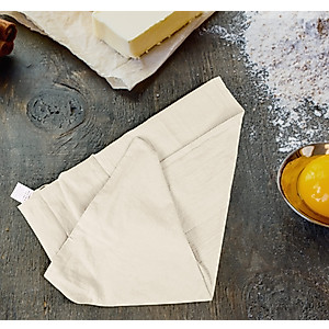 Utopia Kitchen Natural Flour Sack Towels [6 Pack - 28 x 28 Inch] 100% Cotton Tea Towels for Cleaning & Drying - Highly Absorbent Kitchen Dish Cloth