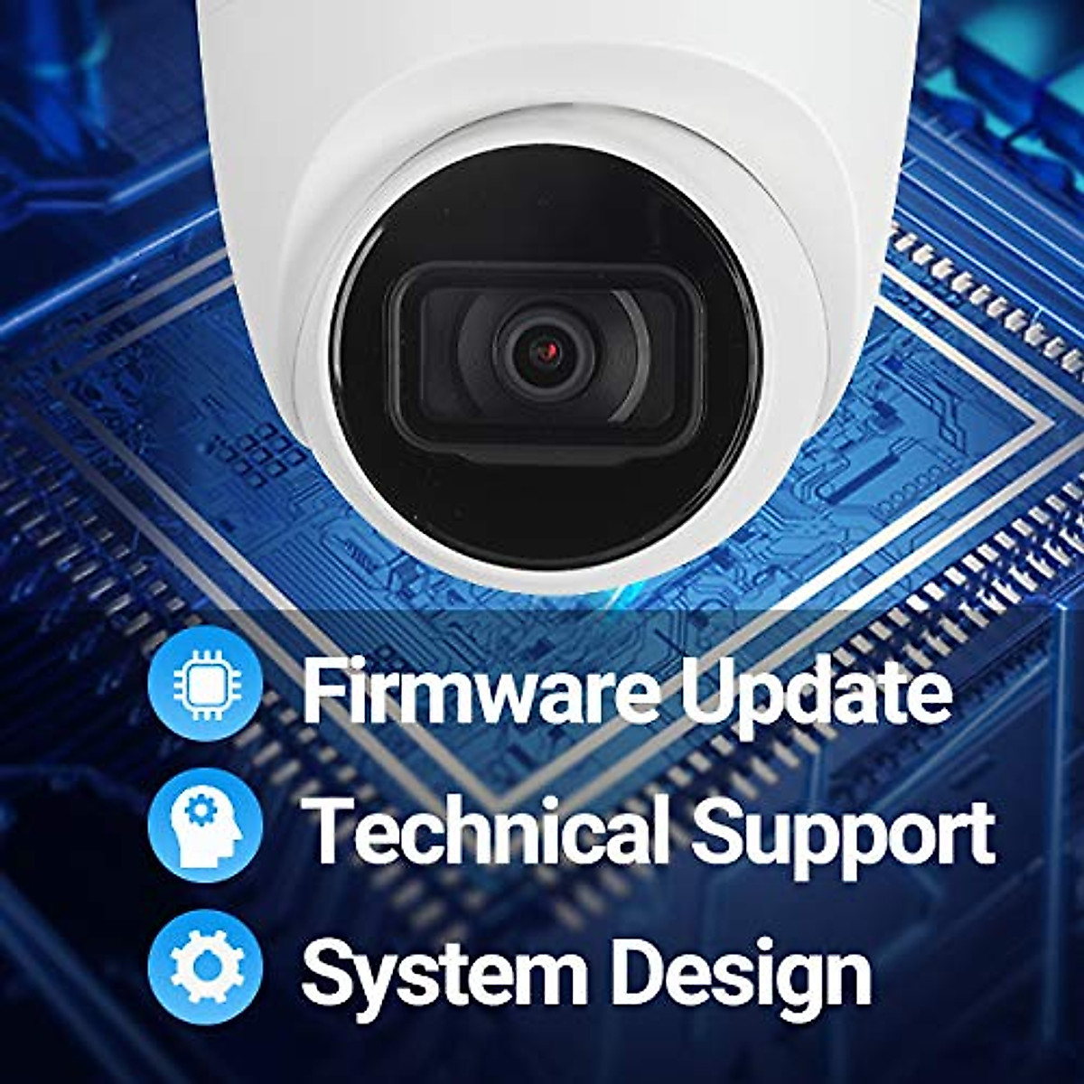 EmpireTech 4MP 1/2.9" CMOS Starlight POE IR Turret IP Camera WDR IP67 Weatherproof Outdoor,Support IVS, SMD Plus.,Built-in Mic, Built-in IR LED, High Image Definition,S2 Version IPC-T24IR-AS 2.8mm