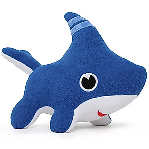 Tezituor Baby Shark Dog Plush Toy, Shark Puppy Stuffed Animal, Shark Dog Toy Stuffed Shark, 15''