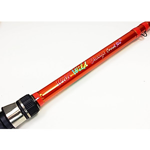 Carrot Stix Wild Wild Orange Casting Fishing Rod W/ Semi Micro Guides ( Medium/Heavy/7-Feet)