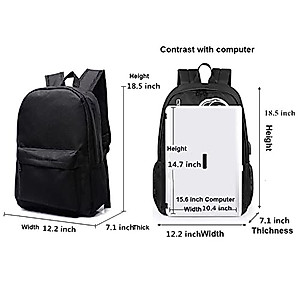 UMocan Cristiano Ronaldo Bookbag Messi Graphic Daypack Neymar Lightweight Knapsack for Teen