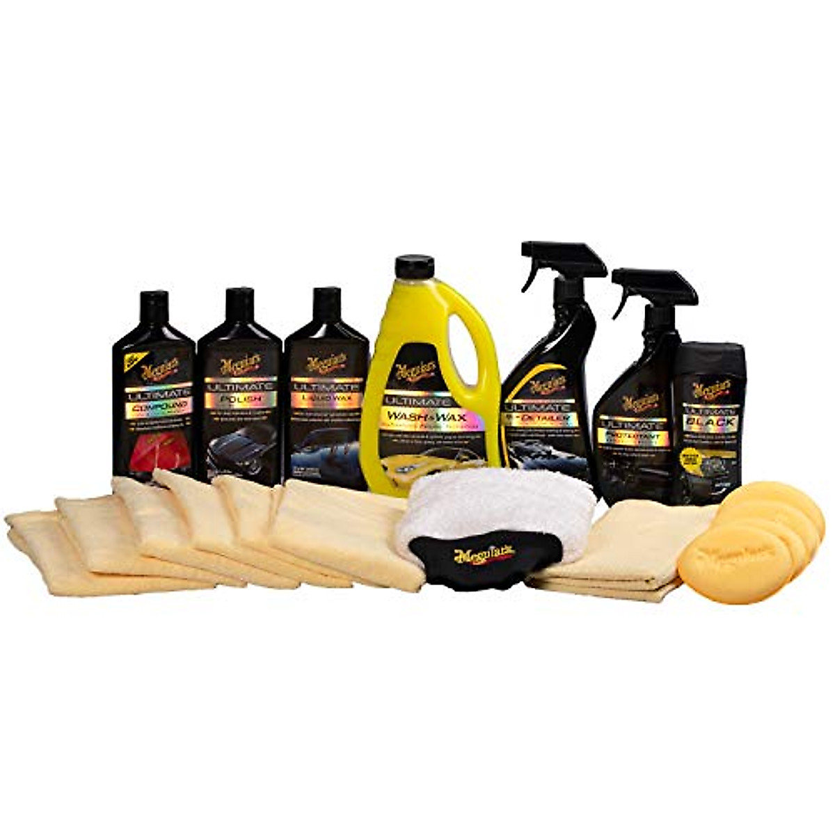 Meguiar's Ultimate Car Care Kit – Premium Detailing Kit For Your Car – G55048