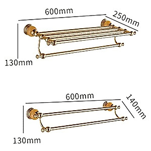 Towel BAR Rack European Styleen Hand Towel Holder,Bathroom Bathroom Rack,Perforated Bath Towel Rail,Towel Bar/Towel Rack/a (Color : Single Rod, Size : Christmas Reindeer -Style5)