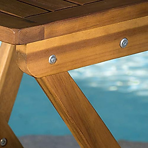 Christopher Knight Home Atlantic Outdoor Folding Wood Bar Stools