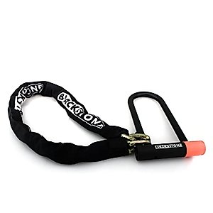 Blackstone Anti-Theft 130 db Alarm U-Lock Heavy Duty w/Security Chain (Alarm U-Lock w/Chain)