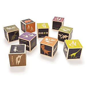 Uncle Goose Dinosaur Blocks - Made in The USA