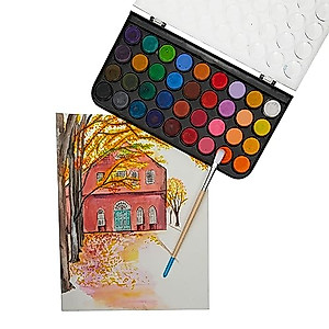 100 Sheets Cold Press Watercolor Paper for Artists and Beginners (8.5 x 11 in)