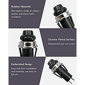 LANDSIN 2PCS GS4 Grill Igniter Button Switch Fit for Weber Spirit II & Genesis II and Other Replacement for Part Number #66220 69283 70189 7642 7643 Igniter Switch