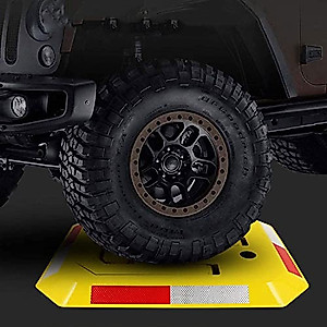 MaSYZBF Folding Parking Barrier Manual Parking Space Lock Manual Parking Blocker, Thicker Car Lock Compression Position Lock, Parking for Residential Areas, Hotels, Airports