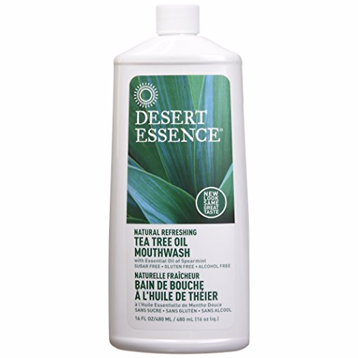 Desert Essence: Tea Tree Oil & Spearmint Mouthwash, 16 oz (2 pack)
