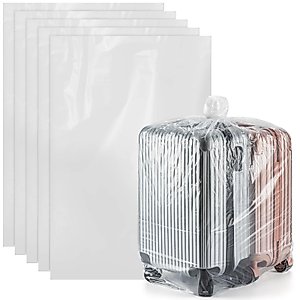 HFKPJRT Extra Large Clear Plastic Bags, 5 Pack 40x60 Inches Gaint Storage Bags, Jumbo Transparent Platic Bags for Storage Luggage, Suitcase, Clothes, Furniture, Chair, Kids Bike, Christmas Tree
