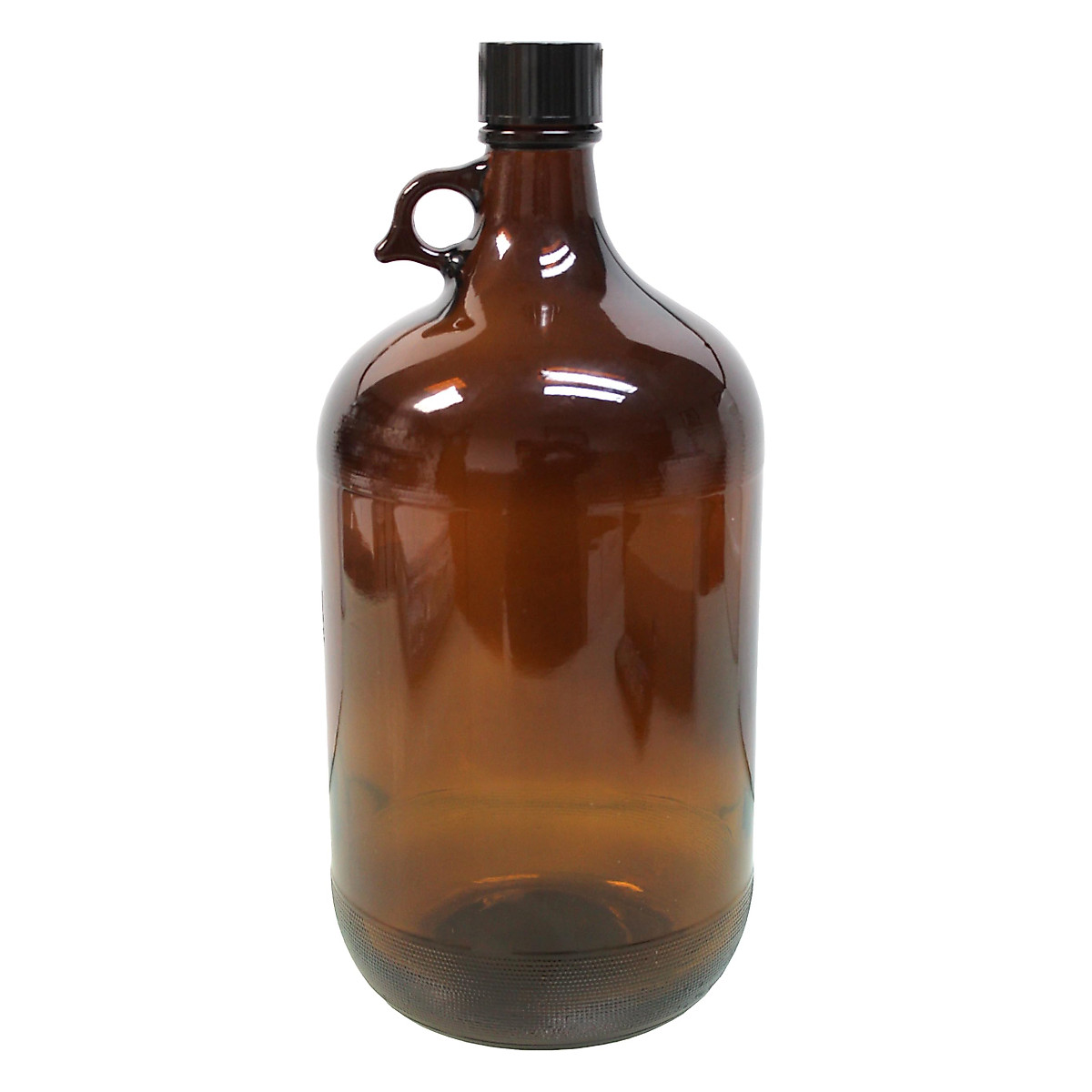 Environmental Express APC2800 Glass Jug, Level 3, Amber, 4 L, Safe-Coat; 6/CS