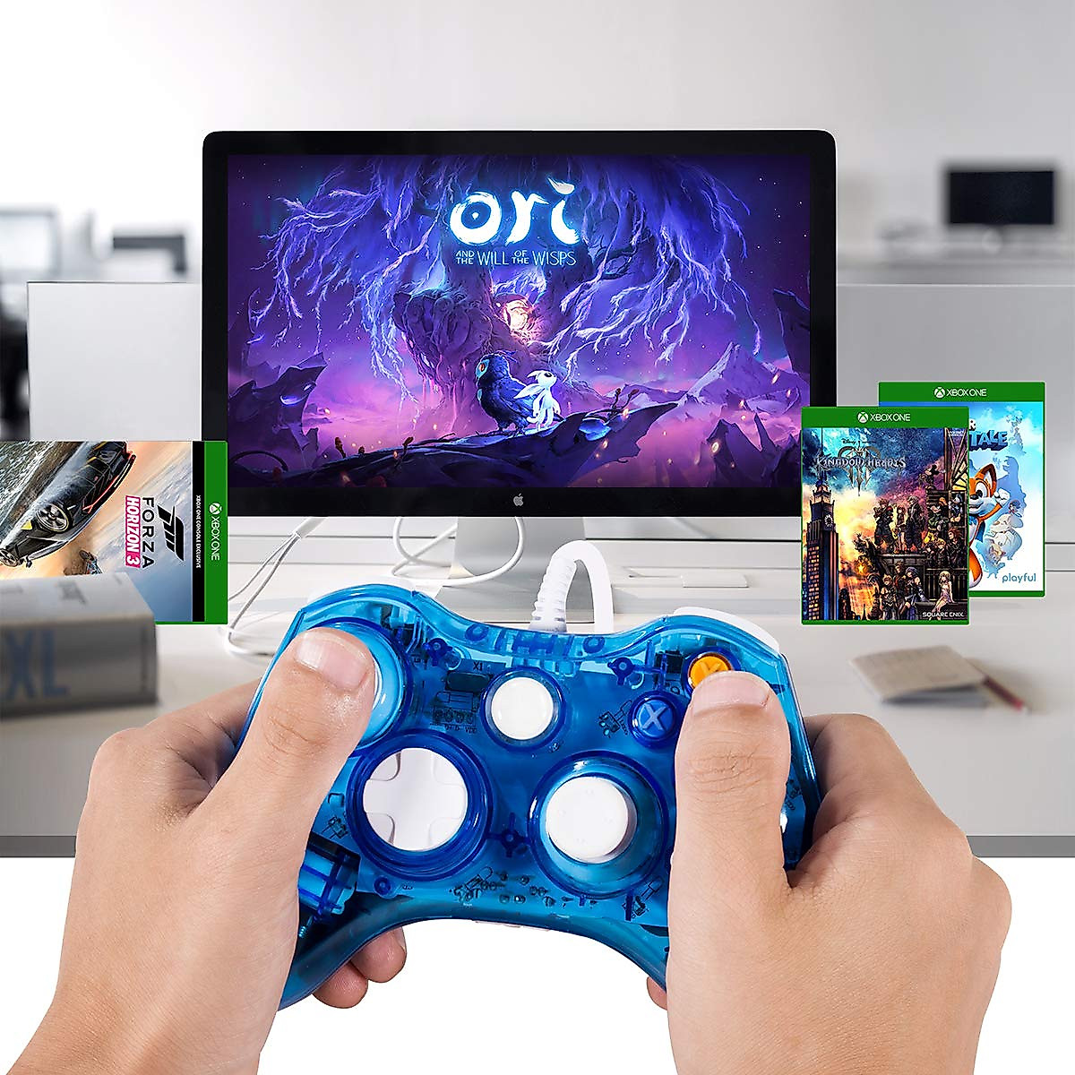 LUXMO PREMIUM Wired Xbox 360 Controller,USB xbox360 Wired Controller Gaming Controller Gamepad Joystick for Microsoft Xbox 360,Xbox 360 Slim,PC Windows（Windows 10/8.1/8/7）