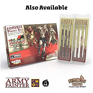The Army Painter Zombicide: Green Horde Acrylic Paint Set, 6 Craft Paints for Cool Mini Black Plague and Green Horde Boardgame - Acrylic Paint Bulk, Wargames Miniature Model Art Paints