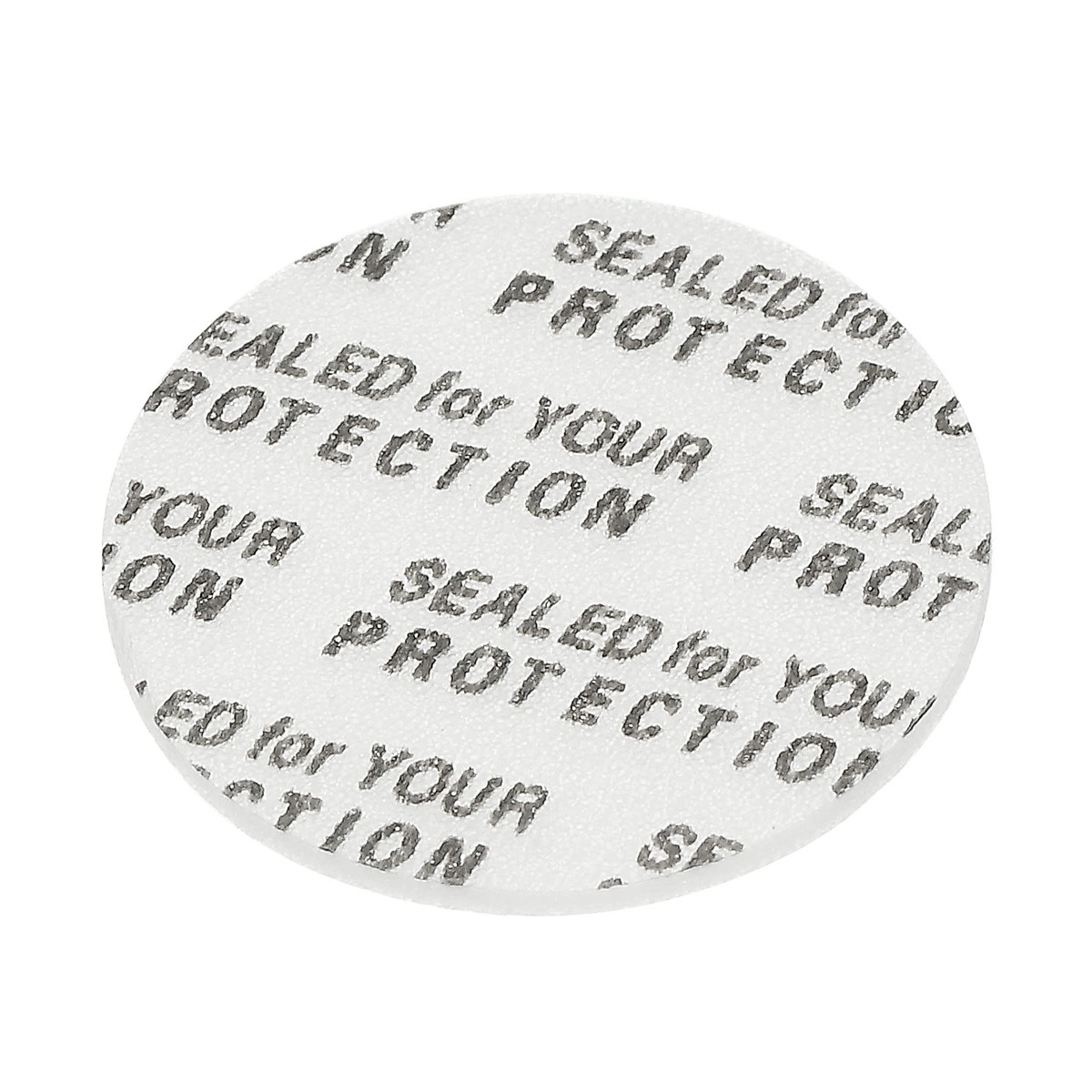 PATIKIL 22mm/0.87" Foam Lid Liner, 500Pack Adhesive PS Pressure Sensitive Seal Cap Liners Resistant Tamper for Plastic Glass Jar Bottle Cap Seals