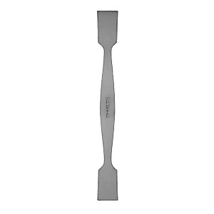 EISCO Dual End Spatula, 5.9" - Stainless Steel, Polished Doubled Ended, Flat Blades- Eisco Labs