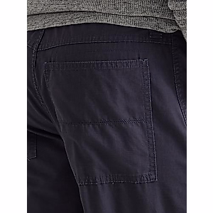 Wrangler Authentics Men's Twill Relaxed Fit Cargo Pant (Logan), Navy Ripstop, 40W x 29L