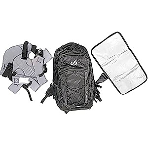 JP Copilot CarrierPak – 3-in-1 Baby Carrier, Diaper Bag, and Backpack, Black (8-30lb Carrier)