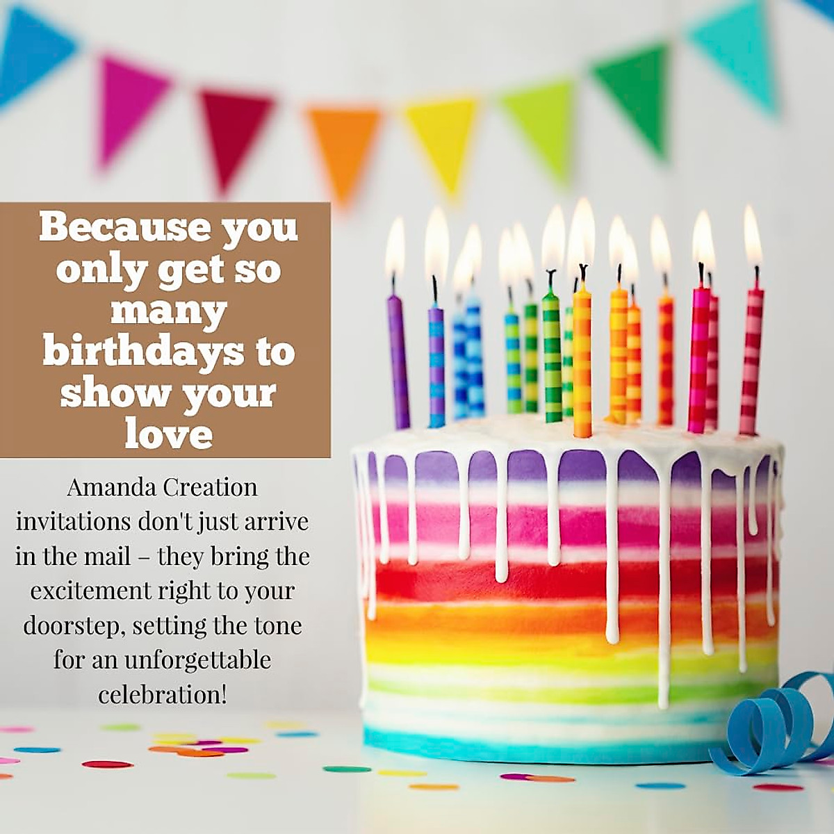 Pizza Party Themed Birthday Party Invitations for Kids, 20 5x7 Fill In Cards with Twenty White Envelopes by AmandaCreation