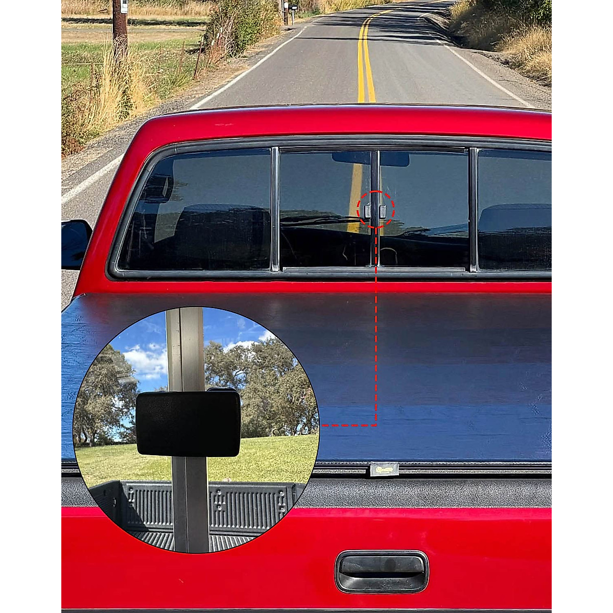 Rear Slider Sliding Window Latch Lock Fit for Toyota Pickup T100 Tacoma 1989-2000 Replace 69370-35010