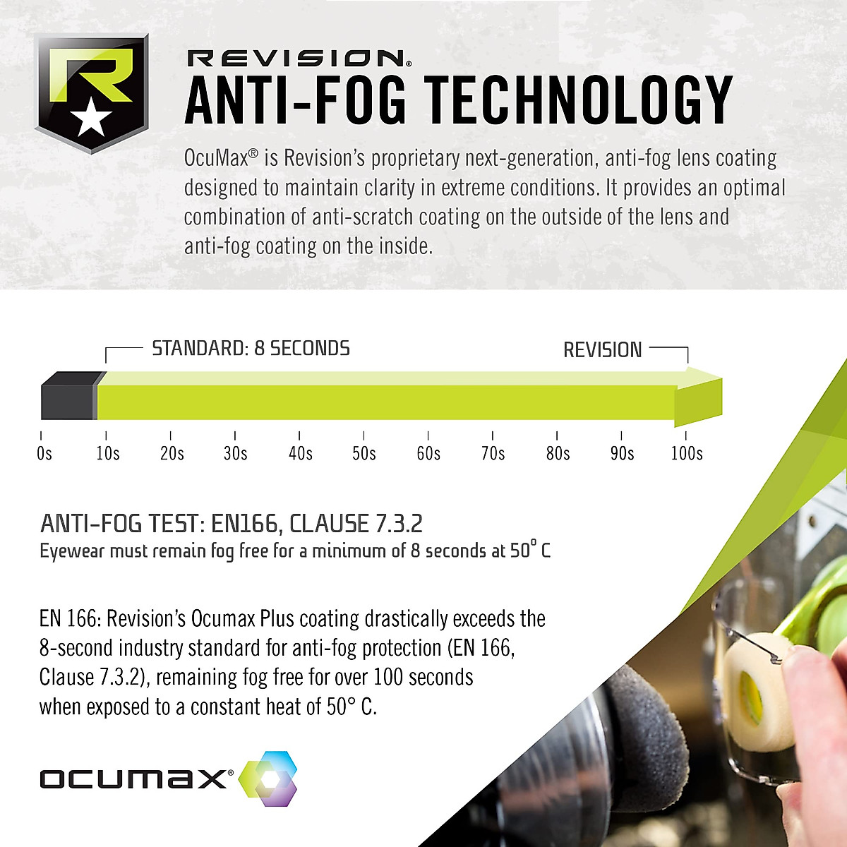 Revision Desert Locust Military Goggles Basic Kit – Clear Lens, Tan Frame, One Size – Anti Fog Eye Protection Ballistic Goggles – Made In USA