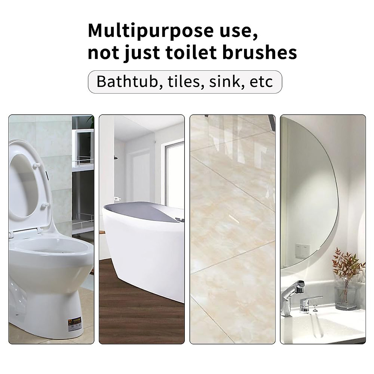 Fovcos Pumice Stone for Toilet Cleaning, Pumice Cleaning Stone with Handle, Toilet Cleaner, Pumice Stone, Toilet Wand, Toilet Bowl Cleaner Brush, Toilet Brush