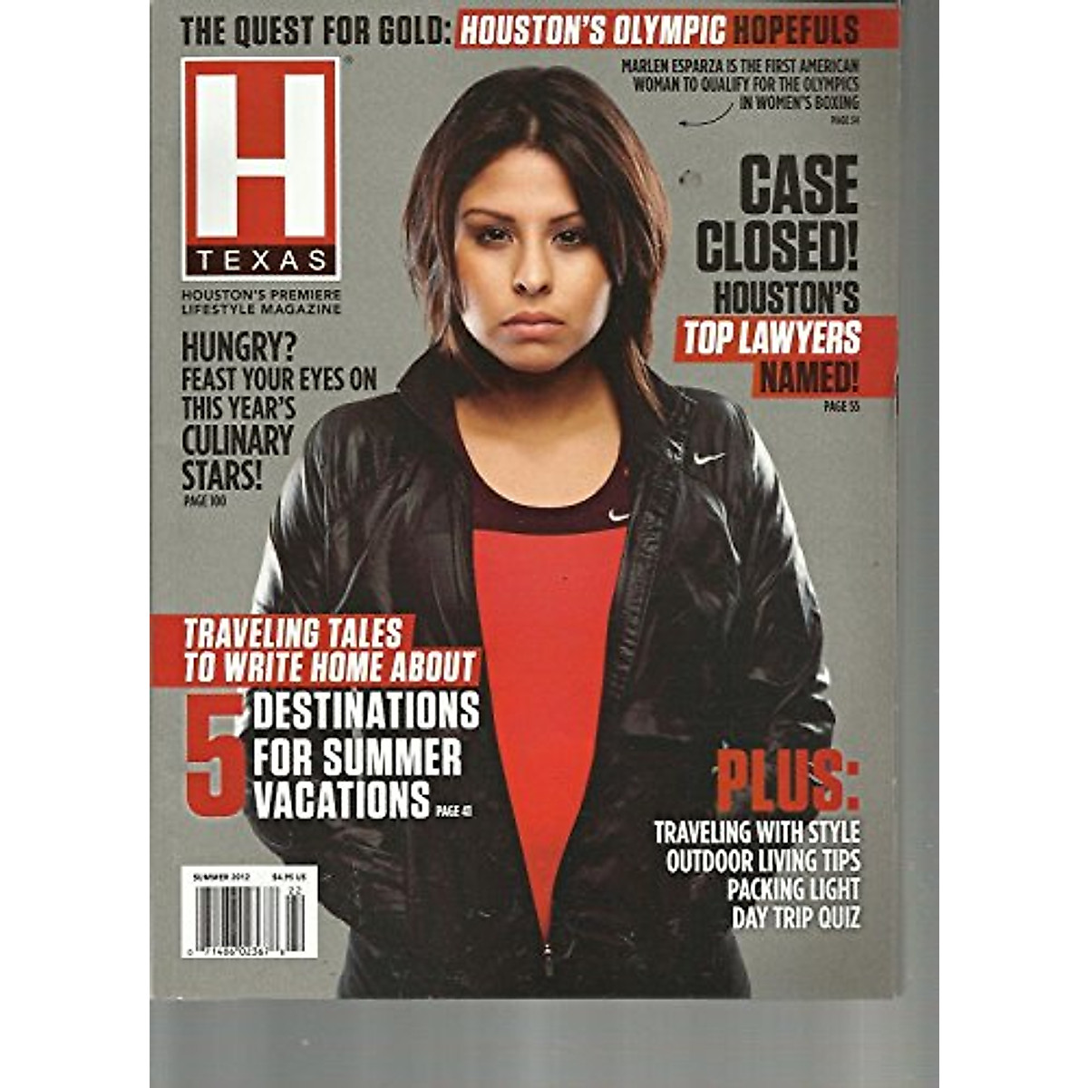 H TEXAS, HOUSTON'S PREMIERE LIFESTYLE MAGAZINE, SUMMER, 2012 (HOUSTON'S OLYMPIC