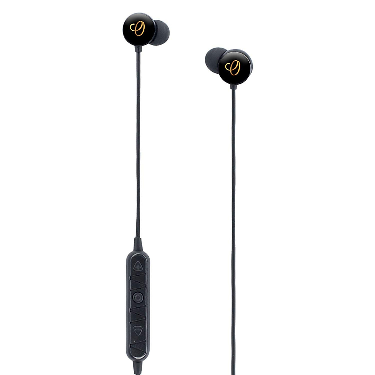 Origaudio Budsies Wireless Earbuds with Microphone - Includes Wire for Non-Bluetooth Devices (Black)