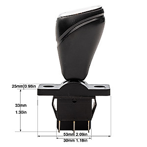 Kids Toy Electric Bumper Car On The Car Forward and Backward Switch, Children Rotate 360 Degrees Toy Car Push Rod Shift Automatic Reset Switch Replacement Parts