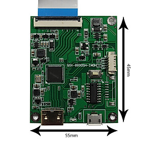 FanyiTek 8.8 inch HSD088IPW1 1920x480 600nit Strip Bar LCD Screen and HD-MI to MIPI Controller Driver Board