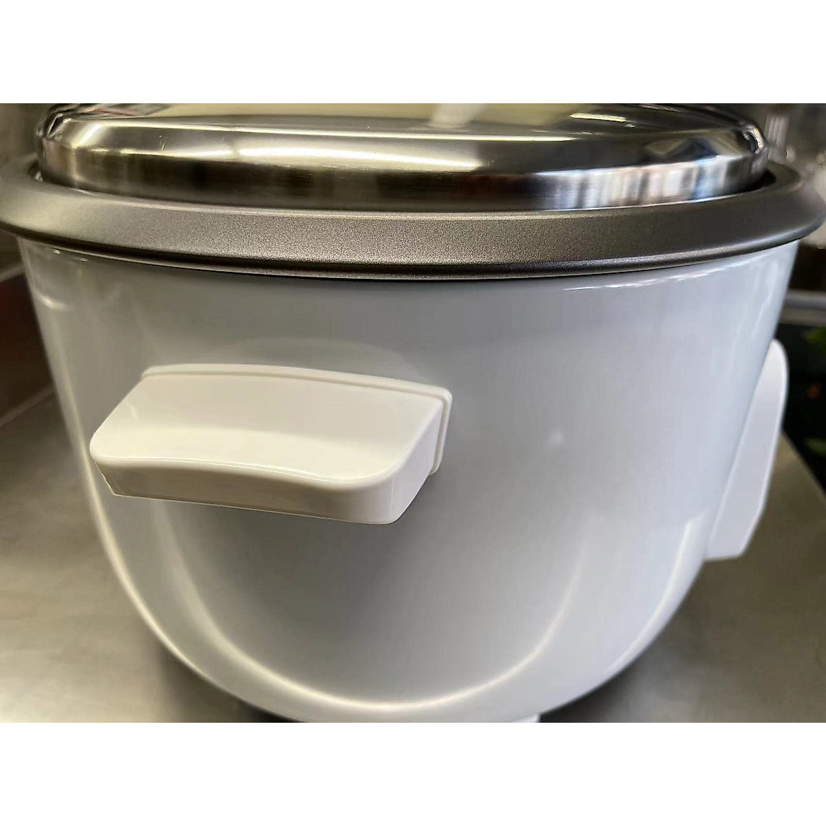 Pantin Commercial Electric Rice Cooker – 35 Cups Raw / 70 Cups Cooked Capacity w/Measuring Cup & Scoop – High-Efficiency Large Rice Cooker Commercial Rice Cooker for Restaurants, Hotels and Catering