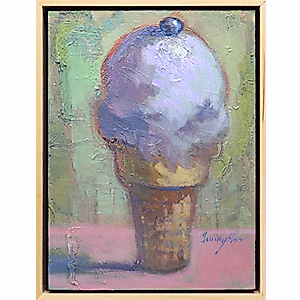 Blueberry by Francis Livingston, Original Oil on Panel, 10" x 7.5"