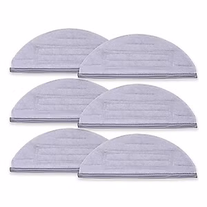 neutop Mop Cloths Pads, Compatible with Roborock S8, S8+, S7, S7+, S7 MaxV Plus/MaxV Ultra/Pro Ultra, Robot Vacuum Cleaners, Washable Spare Parts Accessories, 6-Pack.
