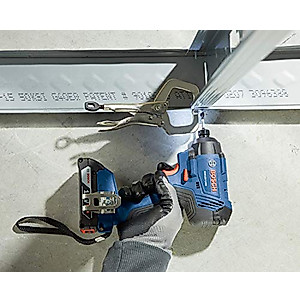 BOSCH GDR18V-1400B12 18V 1/4 In. Hex Impact Driver Kit with 2.0Ah Battery