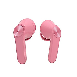 Karymi Bluetooth Earphone - Wireless Headphone - XT18 5.0 TWS Mini HD Stereo Sound in Ear Earbuds Headset - LED Display Touch Control Sports Earphone for iPhone and Android (Pink)