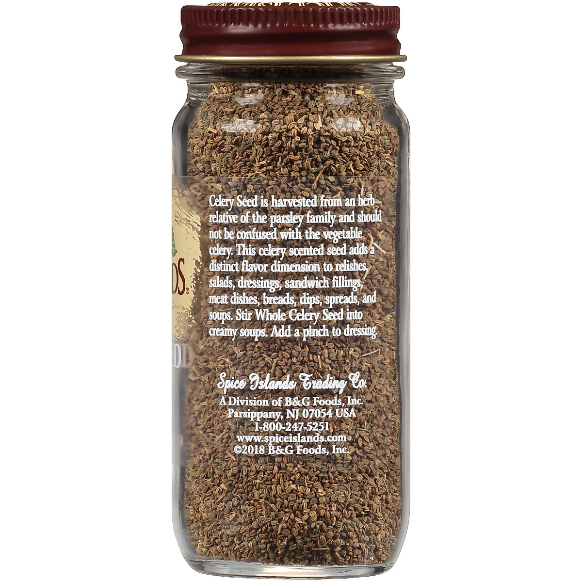 Spice Islands Whole Celery Seeds, 2.2 Ounce