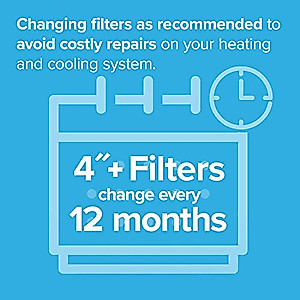 Filtrete 20x25x4(SlimFit), AC Furnace Air Filter, MPR 1550 DP, Healthy Living Ultra Allergen Deep Pleat, 2-Pack, Fits Lennox & Honeywell Devices (exact dimensions 19.5 x 24.5 x 3.75)