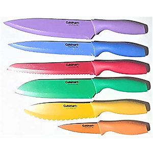 Cuisinart C55-01-12PCKS Advantage Color Collection 12-Piece Knife Set, Multicolor 2-Pack