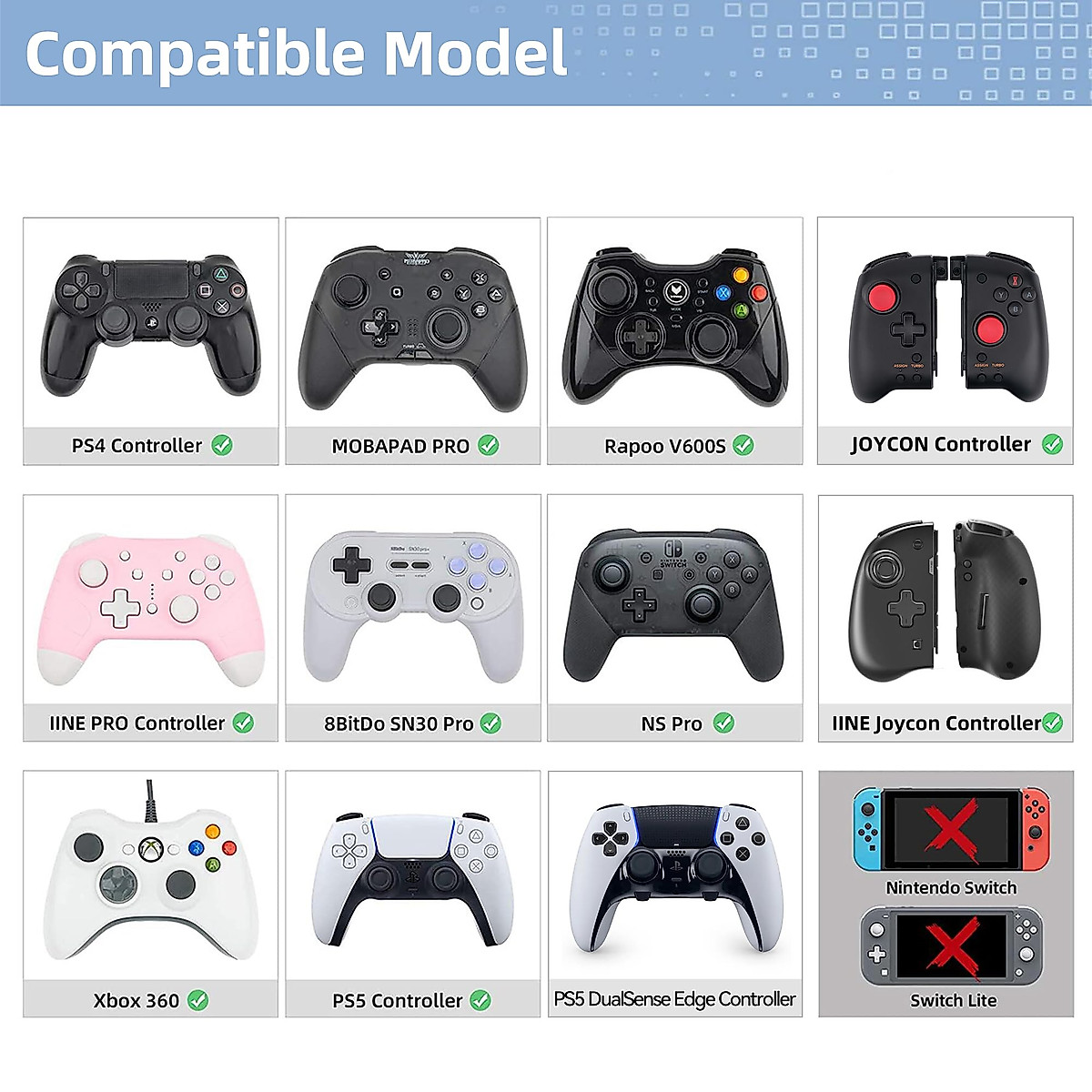 GeekShare Silicone Thumb Grip Caps for Playstation 5 Controller, Thumbsticks Cover Set Compatible with Switch Pro Controller and PS4 PS5 Controller, 3 Pairs / 6 Pcs (Red+Green)