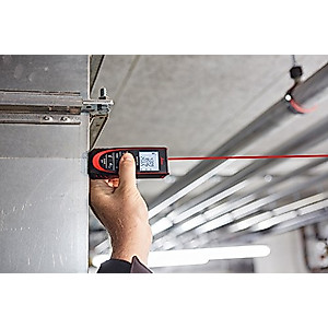Leica DISTO D2 New 100m/330ft Metric Imperial Laser Distance Measure with Bluetooth 4.0 - Black/Red